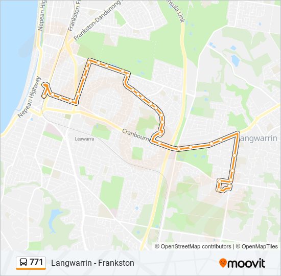 771 Route: Schedules, Stops & Maps - Langwarrin (Updated)