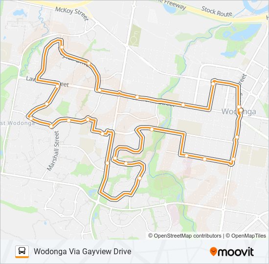 g Route: Schedules, Stops & Maps - Wodonga (Updated)