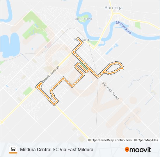 400 Route: Schedules, Stops & Maps - Mildura Central Sc (Updated)