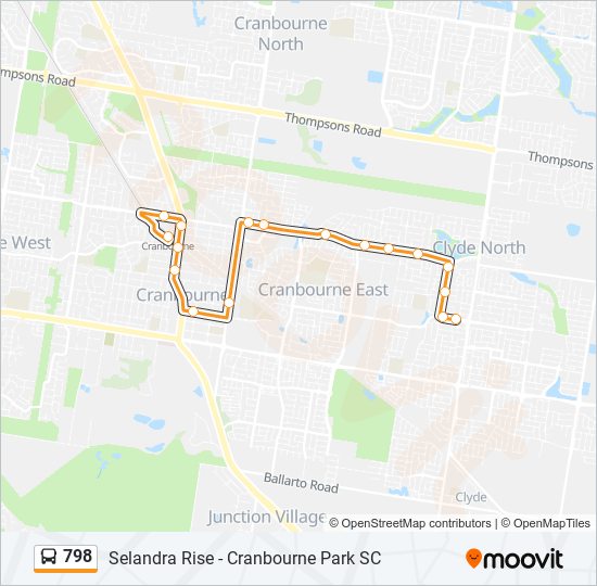 798 Route: Schedules, Stops & Maps - Selandra Rise (Updated)
