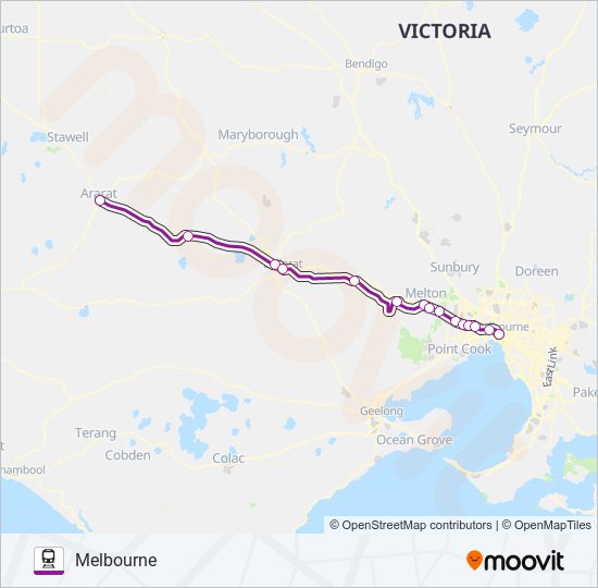 ararat melbourne via ballarat Route: Schedules, Stops & Maps ...