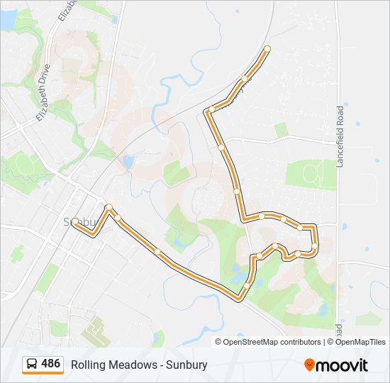 486 Route: Schedules, Stops & Maps - Rolling Meadows (Updated)