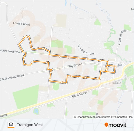 41 Route: Schedules, Stops & Maps - Traralgon West (Updated)