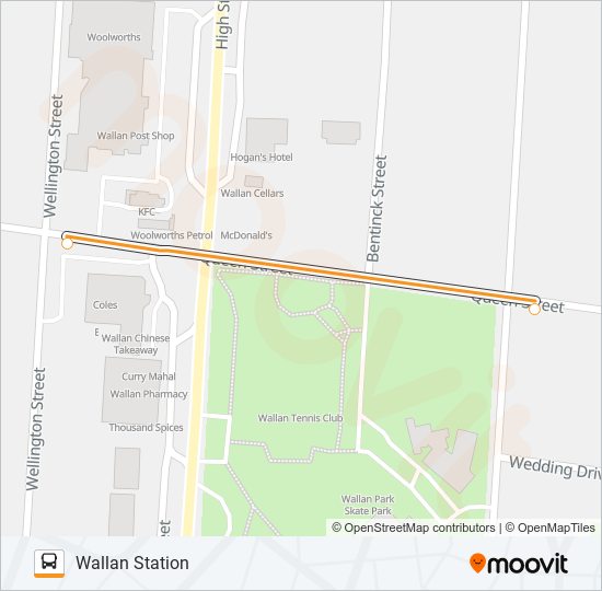 wallan 1 Route: Schedules, Stops & Maps - Wallan Station (Updated)