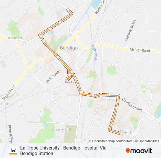 63 Route: Schedules, Stops & Maps - La Trobe University (Updated)