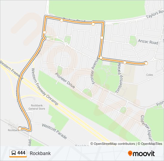 444 Route: Schedules, Stops & Maps - Rockbank (Updated)
