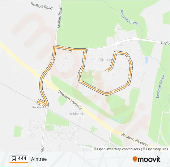 444 Route: Schedules, Stops & Maps - Aintree (Updated)