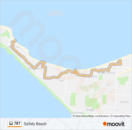 787 Route: Schedules, Stops & Maps - Safety Beach (Updated)