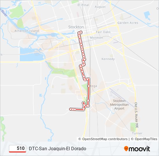 510 Route: Schedules, Stops & Maps - Dtc - Amtrak - Sjc Hospital - Sjc ...