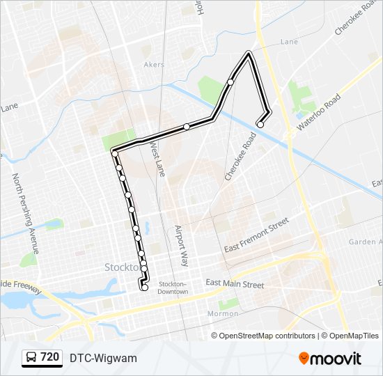 Ruta 720: horarios, paradas y mapas - Dtc - California - Wilson Way ...