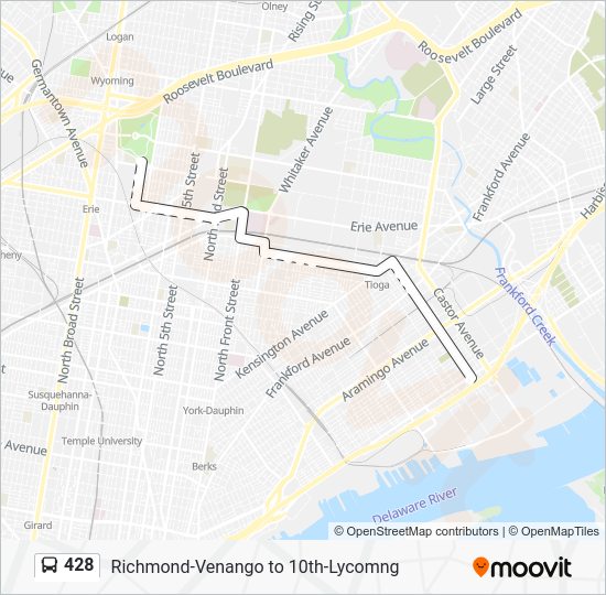 428 Route: Schedules, Stops & Maps - 428: Richmond-Venango (Updated)