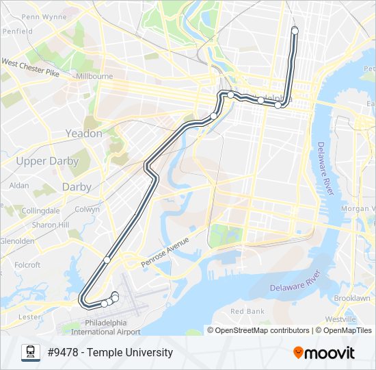 Ruta AIR: horarios, paradas y mapas - #9478 - Temple University ...
