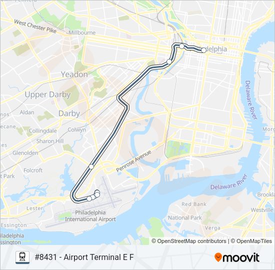 air Route: Schedules, Stops & Maps - #8431 - Airport Terminal E F (Updated)