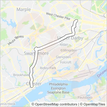 109 Route: Schedules, Stops & Maps - 69th St Transit Center (Updated)