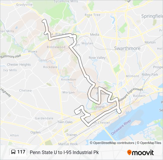 117 Route: Schedules, Stops & Maps - I-95 Industrial Park (Updated)