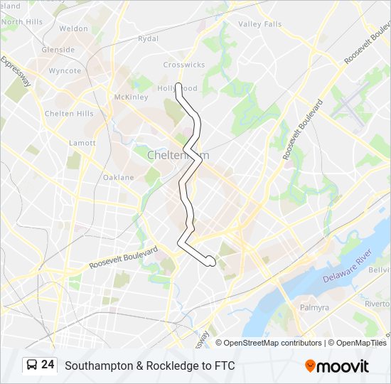 24 Route: Schedules, Stops & Maps - Frankford Transportation Center ...