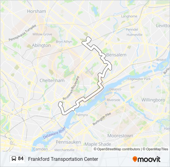 84 Route: Schedules, Stops & Maps - Frankford Transportation Center ...