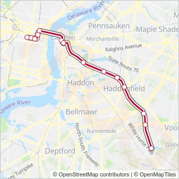 PATCO Route: Schedules, Stops & Maps - Lindenwold (Updated)