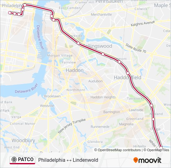 PATCO Route: Schedules, Stops & Maps - Lindenwold (Updated)