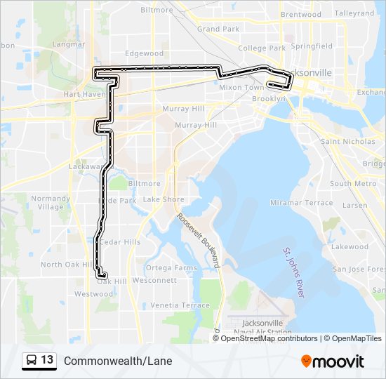 13 Route: Schedules, Stops & Maps - TO 103RD ST WAL-MART (Updated)