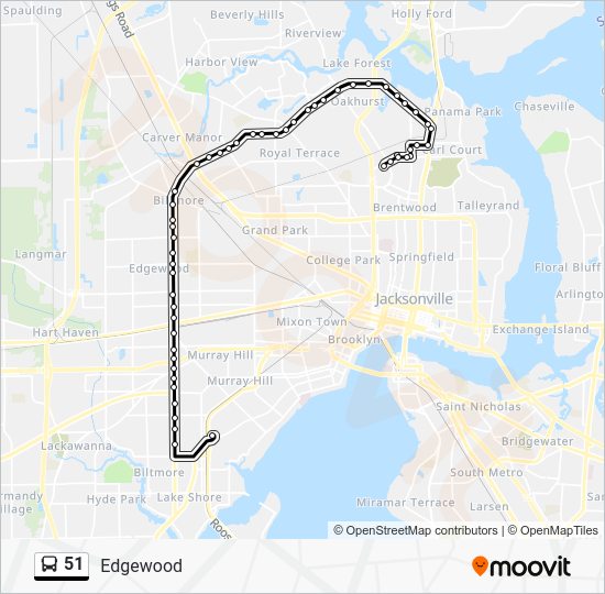 51 Route: Schedules, Stops & Maps - To Gateway Hub (Updated)
