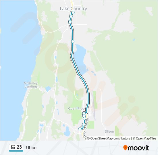 23 Route: Schedules, Stops & Maps - Ubco (Updated)
