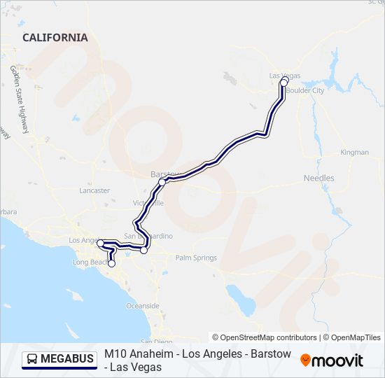 Ruta megabus: horarios, paradas y mapas - Anaheim, Ca (Actualizado)