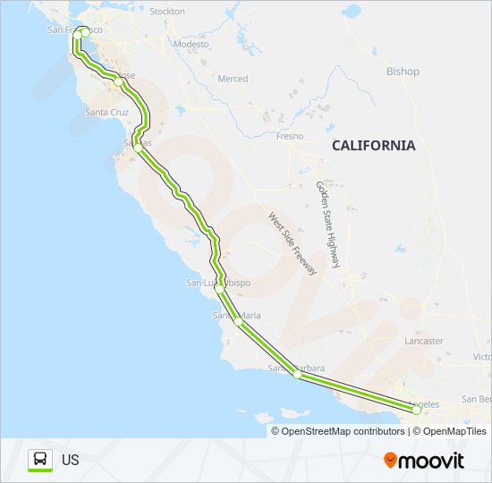 Ruta flixbus 2005: horarios, paradas y mapas - Los Angeles Union ...