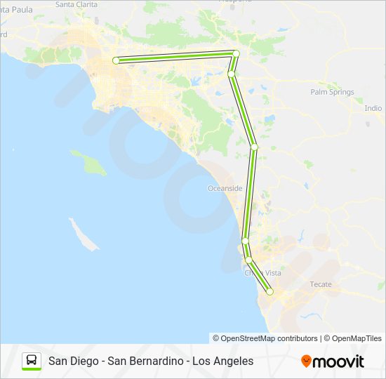 Ruta FLIXBUS 2015: horarios, paradas y mapas - Los Angeles Downtown ...