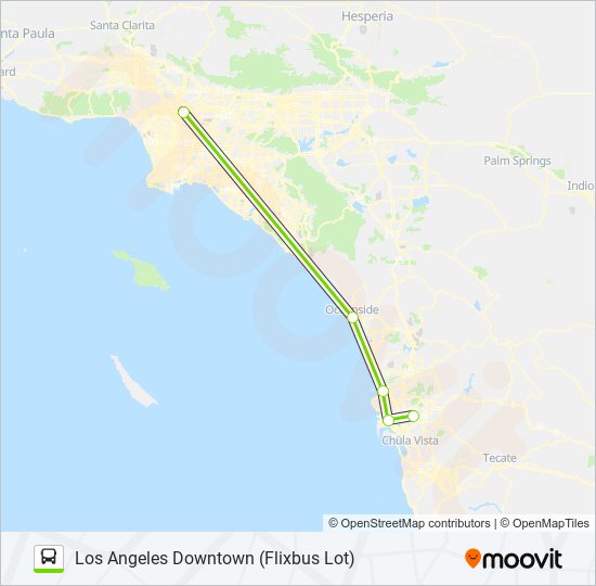 Ruta flixbus 2017: horarios, paradas y mapas - Los Angeles Downtown ...