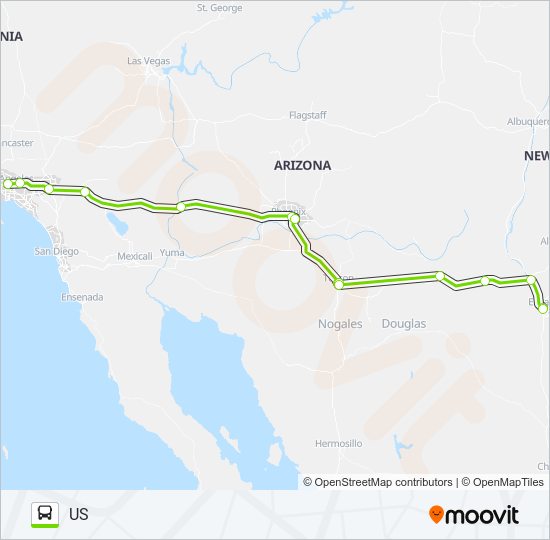 flixbus n2203 Route: Schedules, Stops & Maps - El Paso Bus Station (W ...