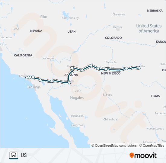 greyhound us1210 Route: Schedules, Stops & Maps - Amarillo Bus Station ...