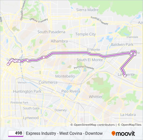 498 Route: Schedules, Stops & Maps - East: Industry City Hall via West ...