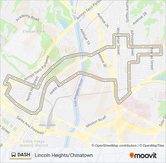 dash Route: Schedules, Stops & Maps - Counter Clockwise (Updated)
