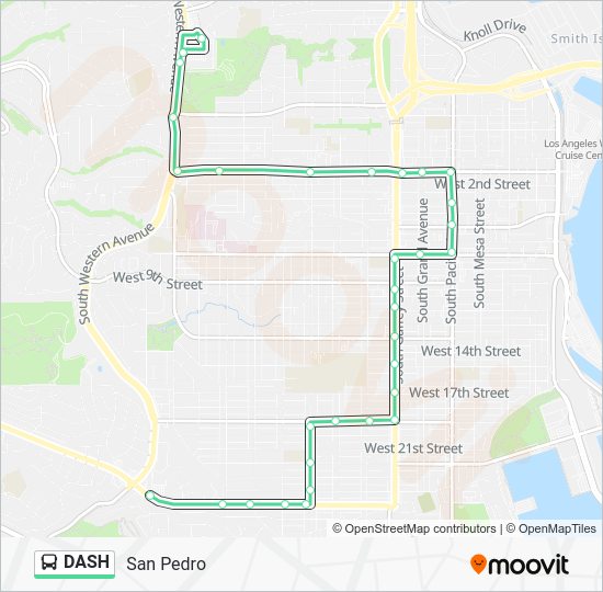 Ruta DASH: horarios, paradas y mapas - 25th St & White Point Dr ...