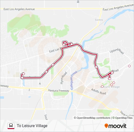 FIXED Route: Schedules, Stops & Maps - To Leisure Village (Updated)