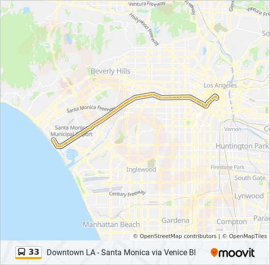 33 Route Schedules Stops Maps Dwtn LA 7th Main 33 Route Schedules Stops Maps Dwtn LA 7th Main
