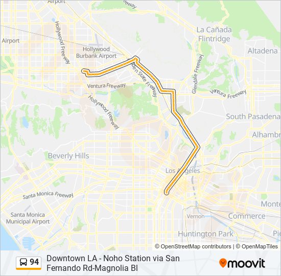 94 Route: Schedules, Stops & Maps - Downtown LA - Hill - Venice (Updated)