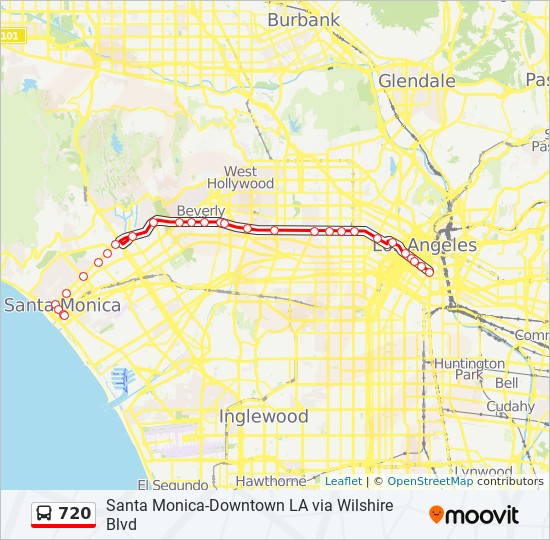 720 Route: Schedules, Stops & Maps - Metro Rapid - Dwtn LA - 6th - Centra
