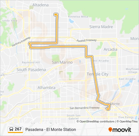 267 Route: Schedules, Stops & Maps - El Monte Station (Updated)