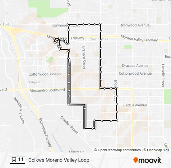 Mapa Del Valle De Moreno, California 1.132 Moreno Valley Stock Photos,