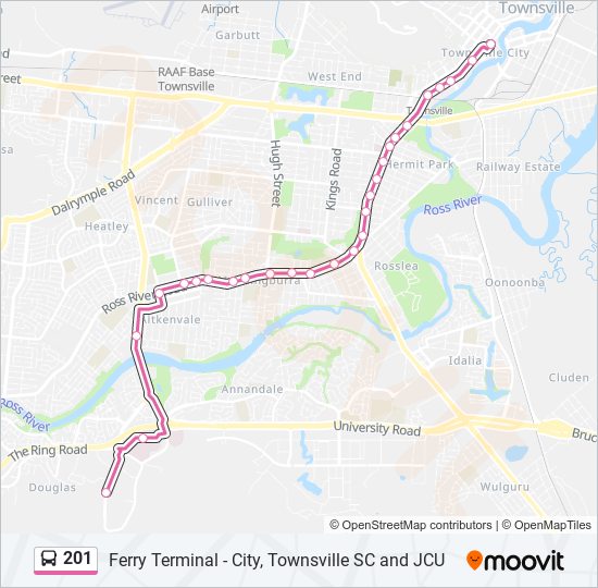 201 Route: Schedules, Stops & Maps - Townsville City (Updated)