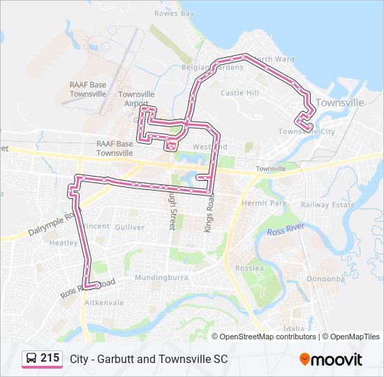 215 Route: Schedules, Stops & Maps - Townsville City (Updated)