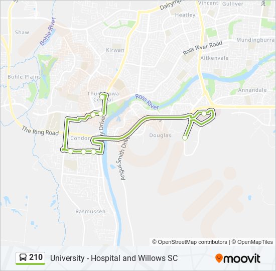 210 Route: Schedules, Stops & Maps - Willows Shopping Centre (Updated)