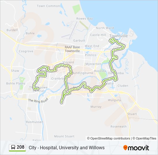 208 Route: Schedules, Stops & Maps - Willows Shopping Centre (Updated)