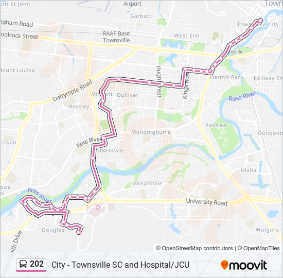 202 Route: Schedules, Stops & Maps - Townsville City (Updated)