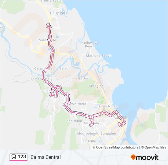 123 Route: Schedules, Stops & Maps - Cairns Central (Updated)