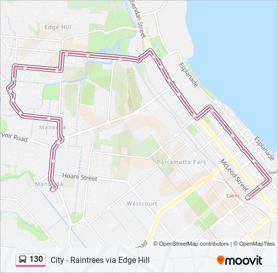130 Route: Schedules, Stops & Maps - Raintrees (Updated)