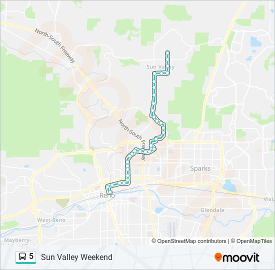 Ruta 5: horarios, paradas y mapas - Rtc 4th Street Station (Actualizado)