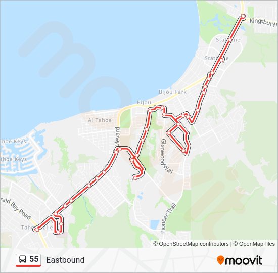 Ruta 55: horarios, paradas y mapas - Eastbound (Actualizado)